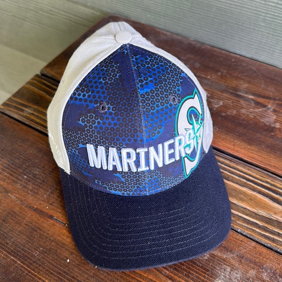 Nike | Accessories | Official Mariners Flex Fit Dri Fit Hat By Nike One ...